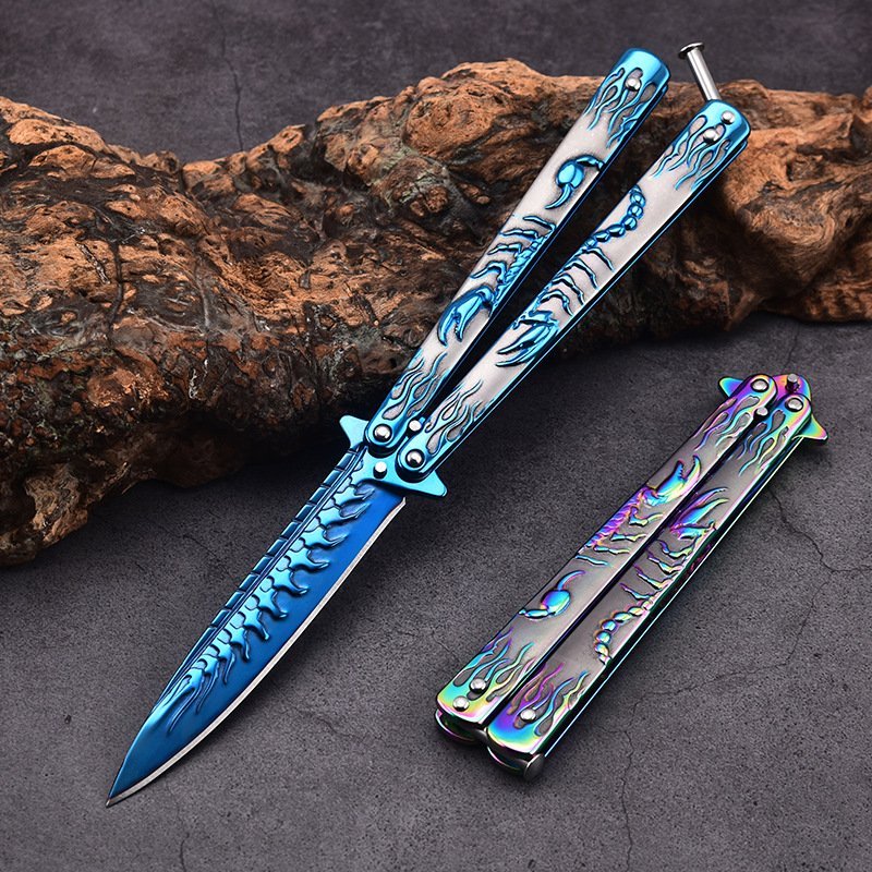 butterfly knife emerald for Sale in the UK – Premium Selection at ...